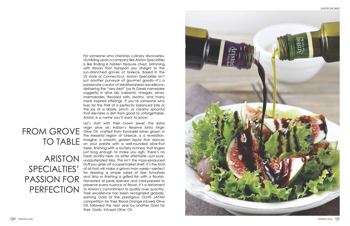 Ariston Specialties | Greek for the "Very Best" – Premium Olive Oil ...